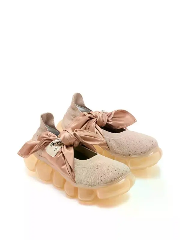 GROUNDS Bow-detail Sneakers