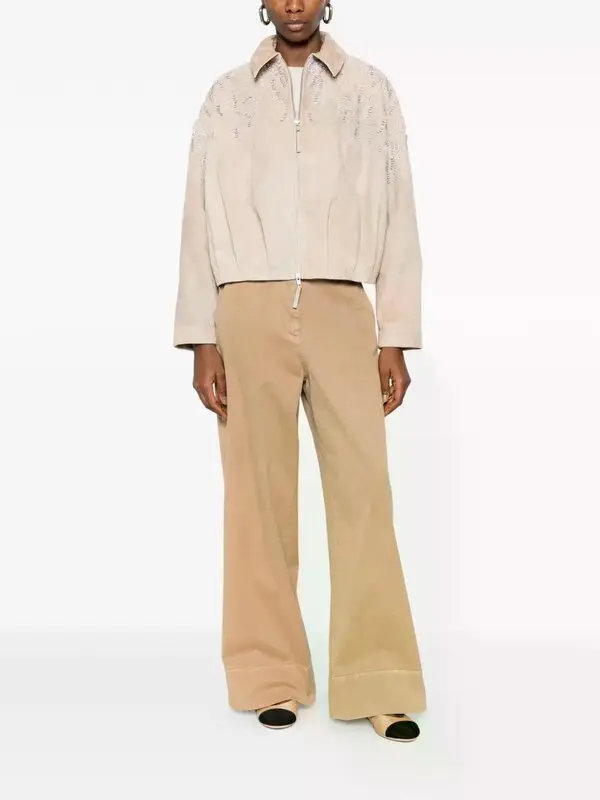 SWORD 6644 Embellished Bomber Jacket