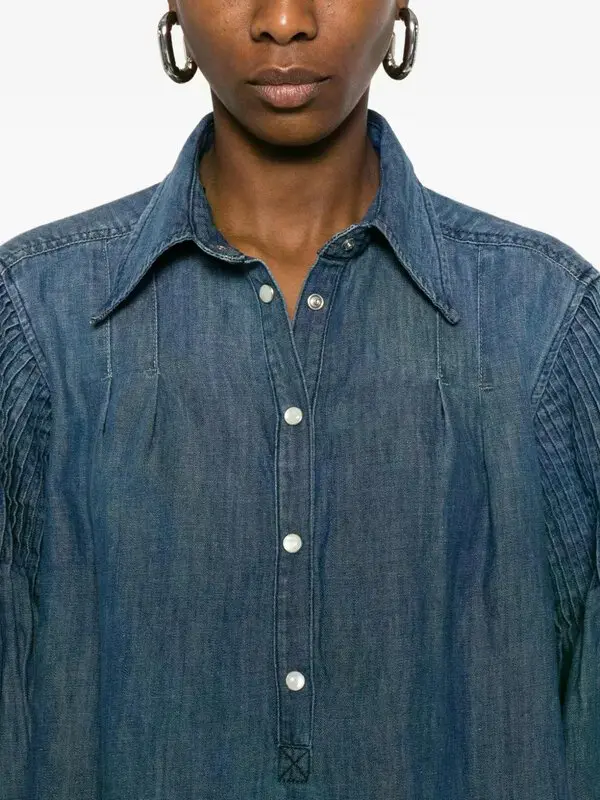 Pinko Button Pleated Blouse