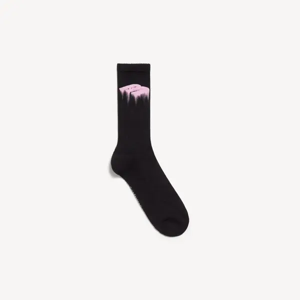 Balenciaga Wet Brush Socks - Black