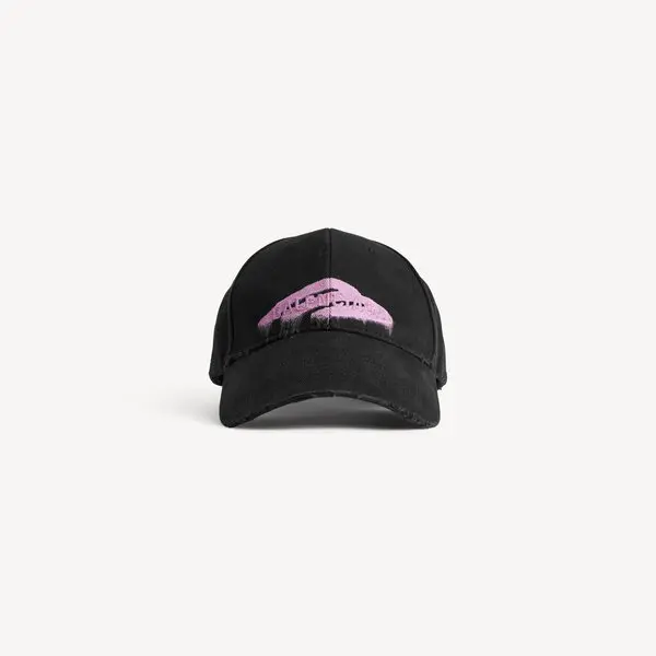 Balenciaga Wet Brush Cap - Black