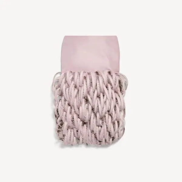 Balenciaga Pencil Skirt With Feather Detail - Pink