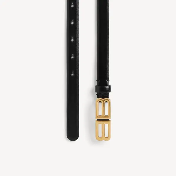 Balenciaga Bolero Bb Belt - Black
