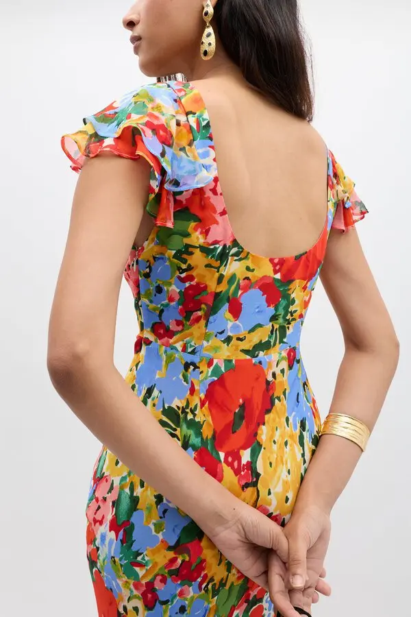 Rixo Ordinia Floral Gown