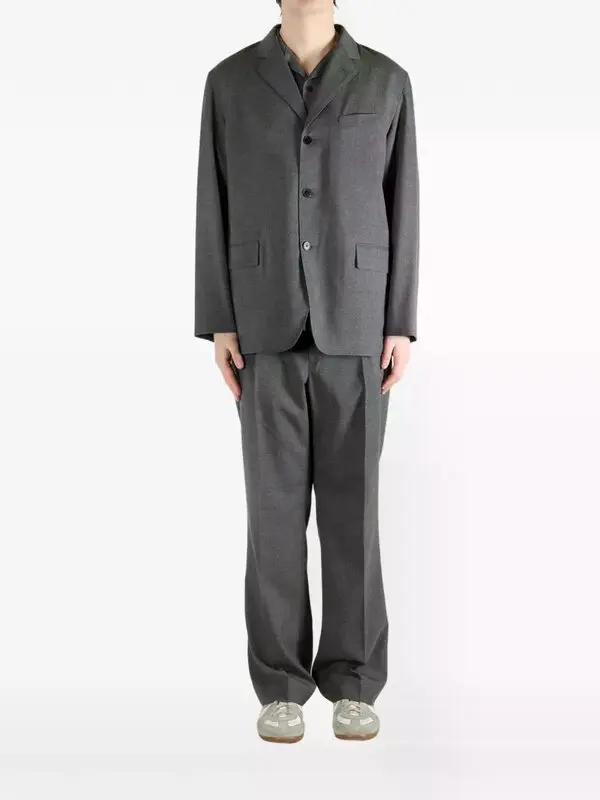 Auralee Summer Twist Single-breasted Blazer