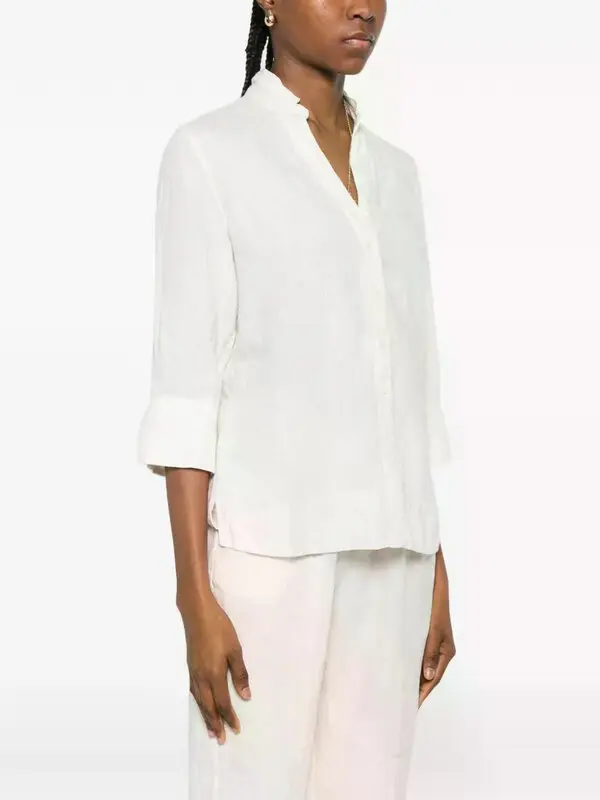 ROSSO 35 Buttoned Three-quarter-sleeve Shirt
