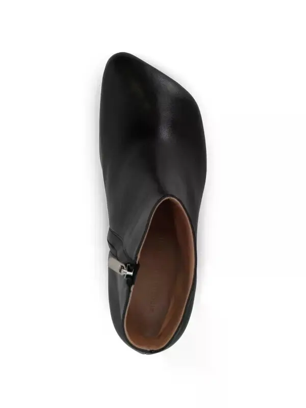 NICCOLO PASQUALETTI Obliqua Leather Ankle Boots