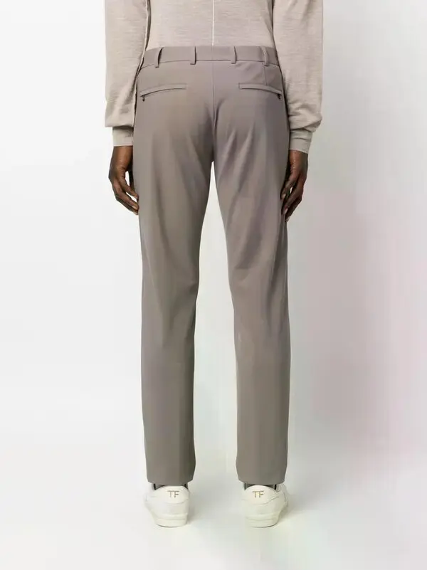 PT TORINO Slim-fit Stretch Trousers - Grey