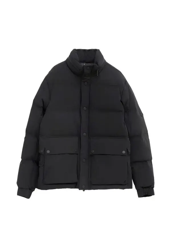 Moncler Padded Jacket With Pockets - Black