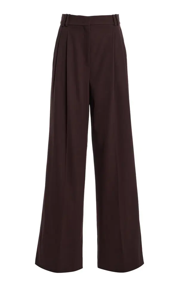 Another Tomorrow Pleated Trouser