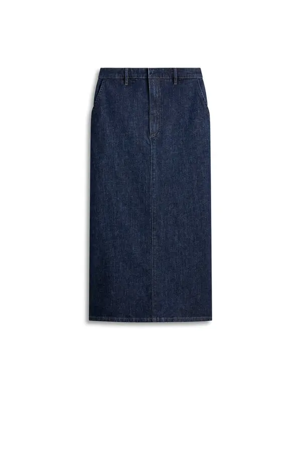 Scanlan Theodore Denim Tailored Skirt