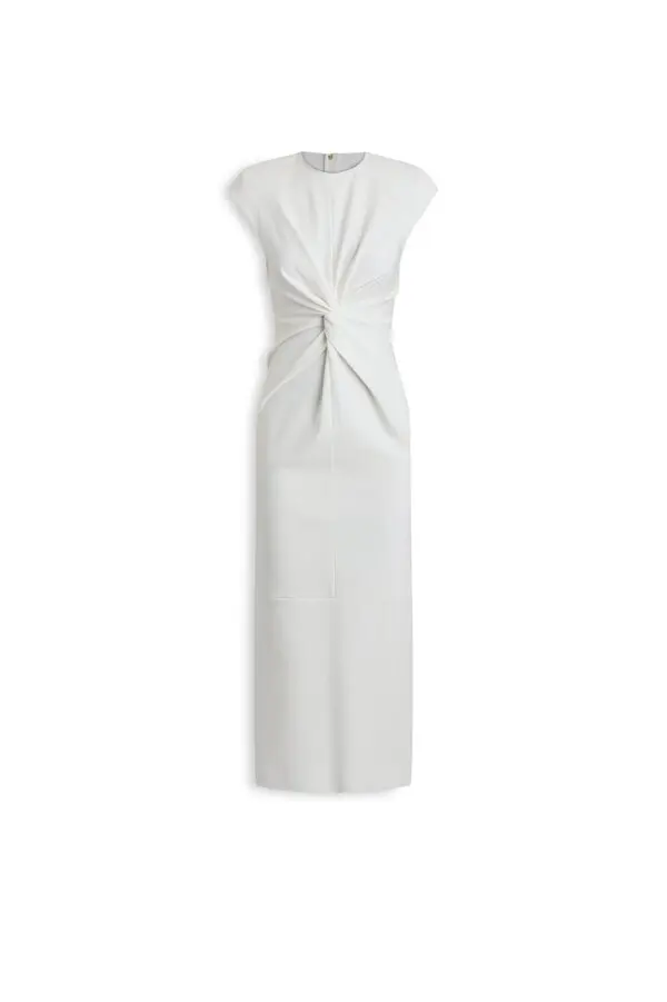Scanlan Theodore Milano Turban Pencil Dress - Cream