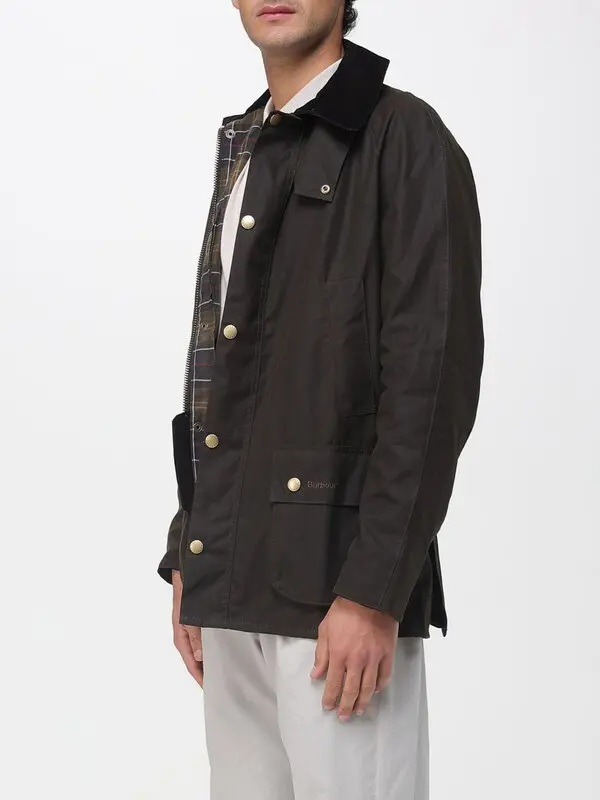 Barbour Waxed Cotton Jacket - Green