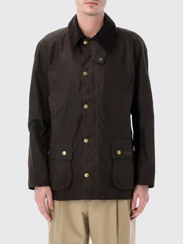 Barbour Waxed Cotton Jacket - Green