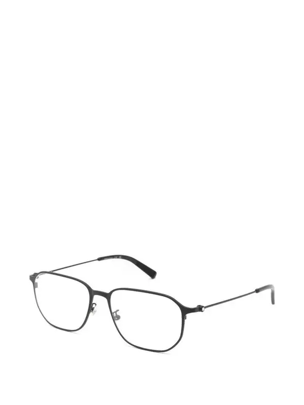Montblanc Square-frame Glasses - Black