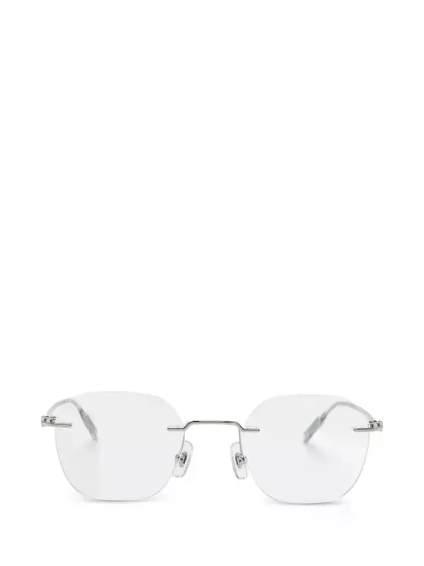 Montblanc Round Frame Eyeglasses - Silver