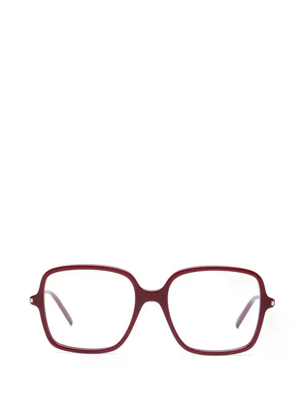 Saint Laurent Square-frame Glasses - Brown