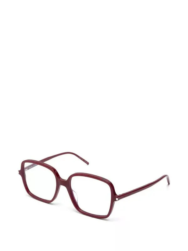 Saint Laurent Square-frame Glasses - Brown