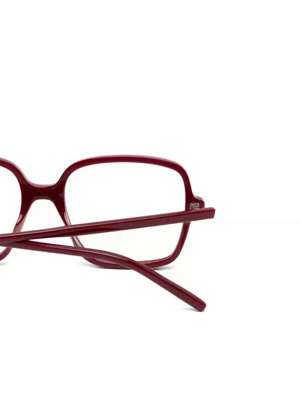 Saint Laurent Square-frame Glasses - Brown
