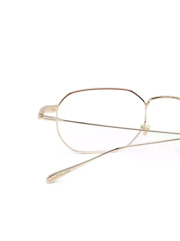 Montblanc Geometric Frame Eyeglasses