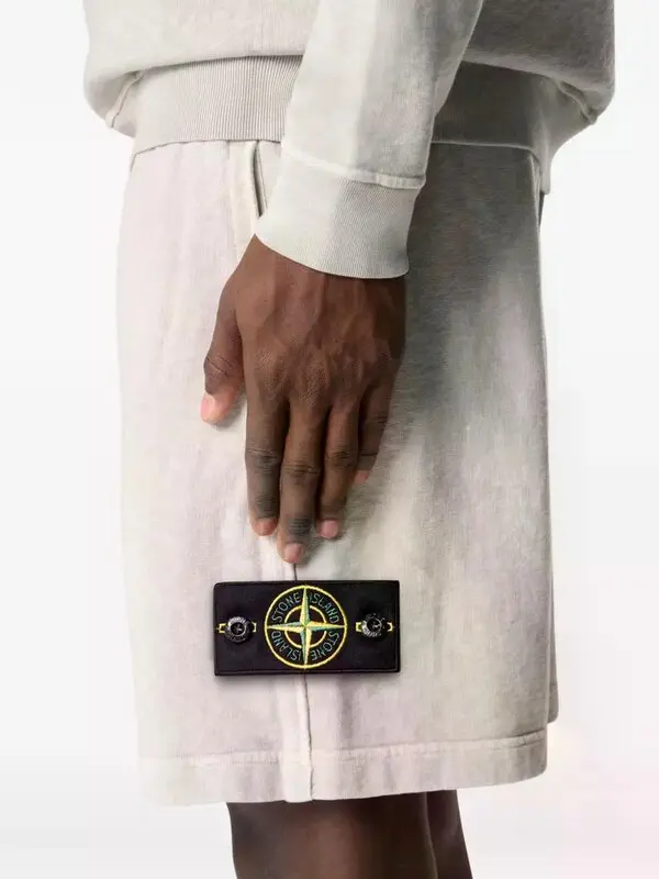 Stone Island Elasticated Badge Shorts - Neutrals