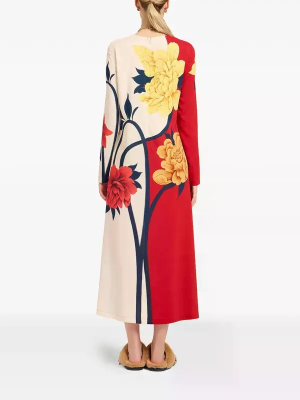La DoubleJ Long Sleeve Swing Dress - Red