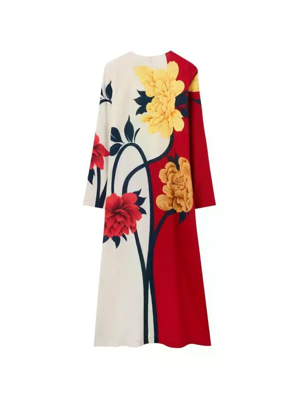 La DoubleJ Long Sleeve Swing Dress - Red