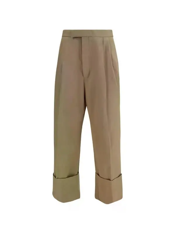 Thom Browne Double-pleat Turned-up Trousers