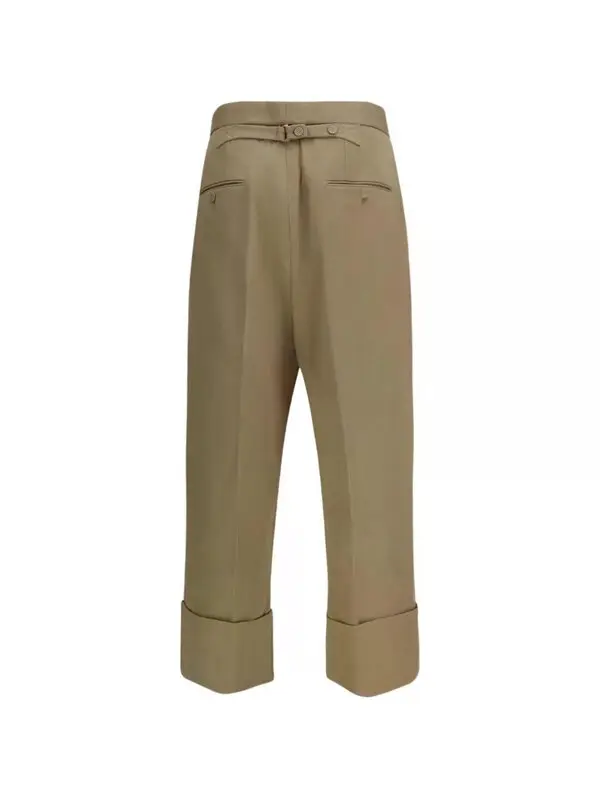 Thom Browne Double-pleat Turned-up Trousers