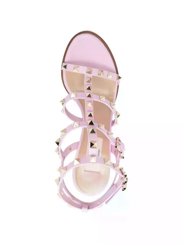 Valentino Garavani Rockstud Ankle Strap Sandals 90 Mm