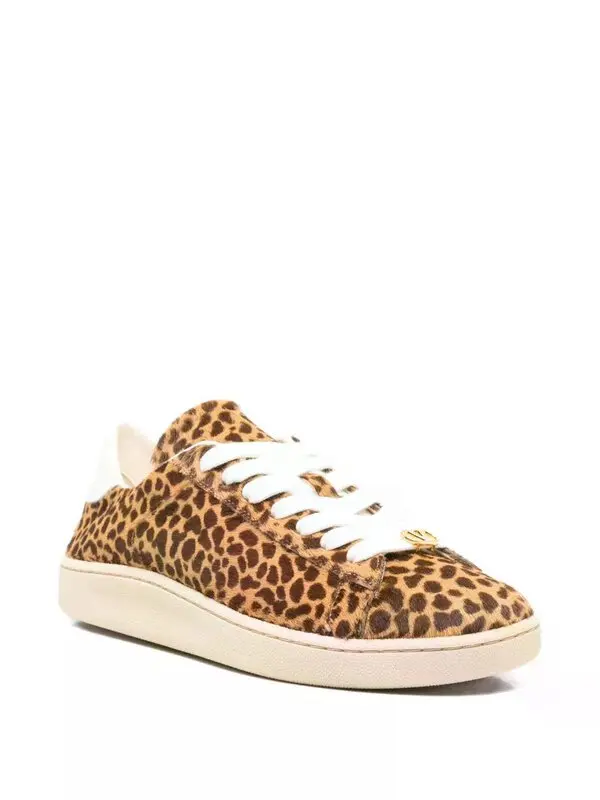 Valentino Garavani Leopard Print Sneakers - Neutrals