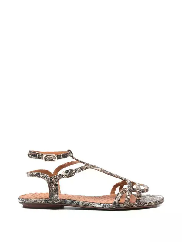 Chie Mihara Yael Strappy Sandals - Black