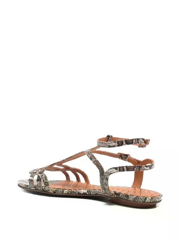 Chie Mihara Yael Strappy Sandals - Black