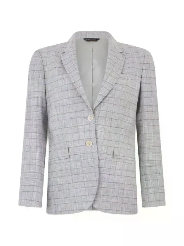 Brooks Brothers Glen Plaid Single-breasted Blazer