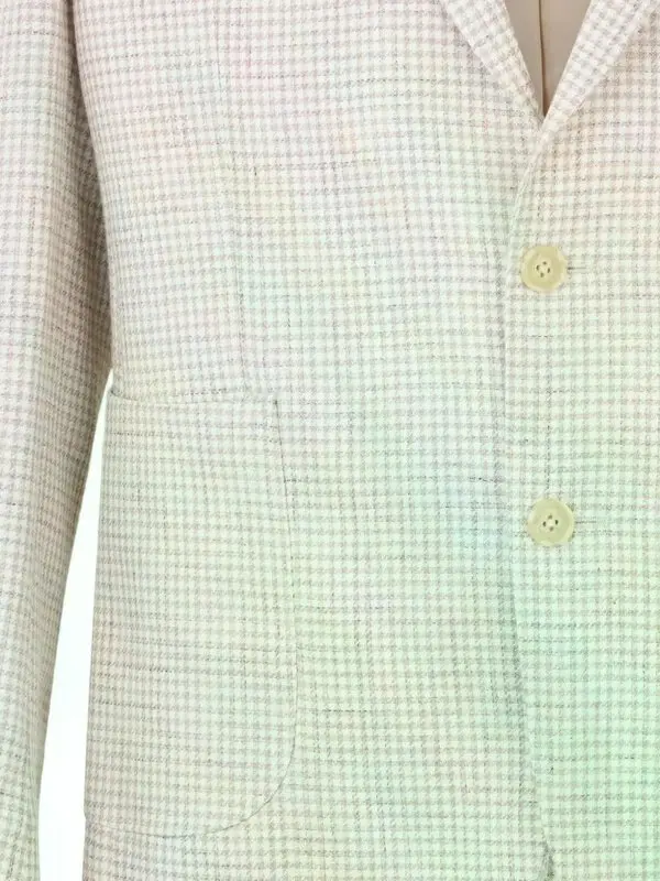 Brooks Brothers Pied De Poule Single-breasted Blazer