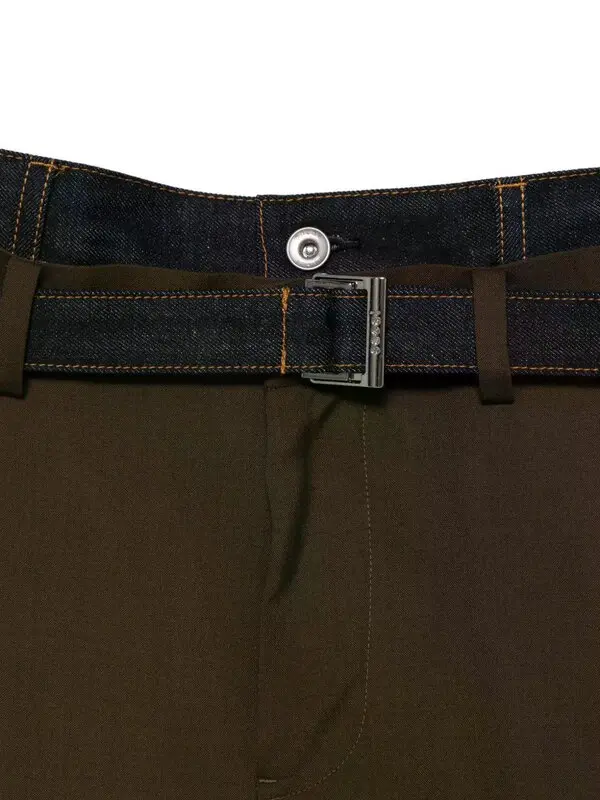 Sacai Belted Trousers