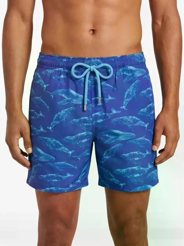 Vilebrequin Whale-print Shorts - Blue