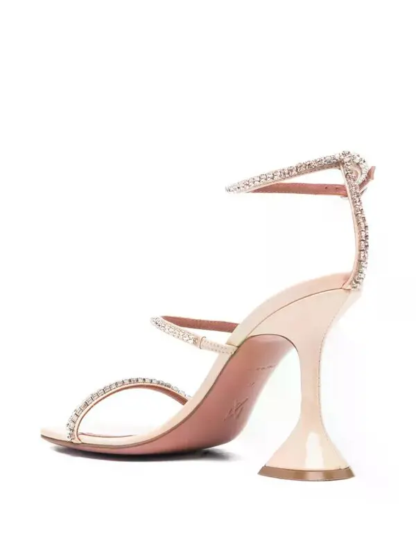 Amina Muaddi Gilda Crystal-embellished Sandals