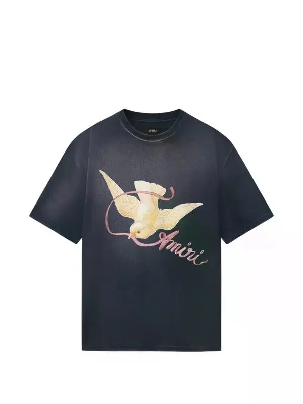 Amiri Bird-print Oversized T-shirt