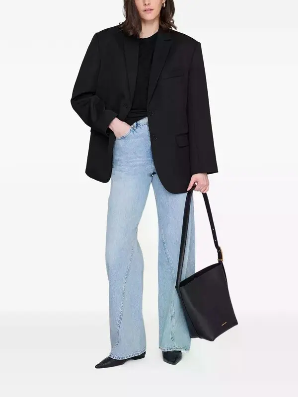 ANINE BING Medium Elly Bucket Bag - Black