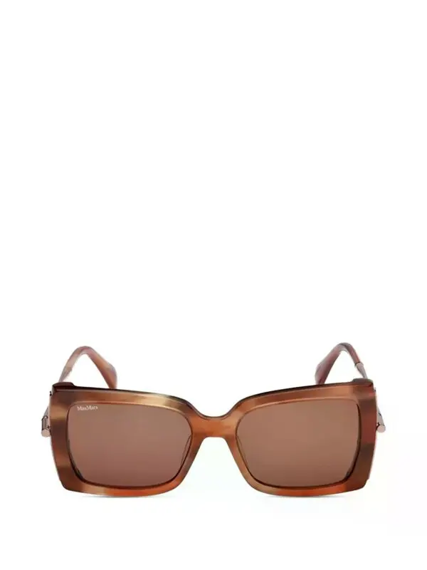 Max Mara Rectangle Sunglasses - Brown