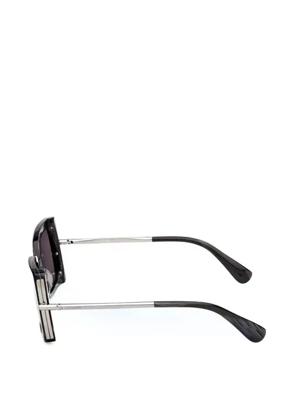 Max Mara Geometric-frame Sunglasses - Grey