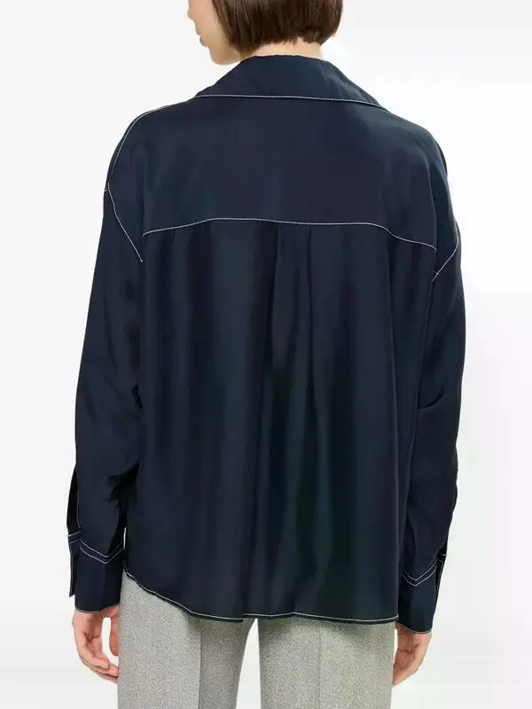 BOSS Contrast-stitching Blouse