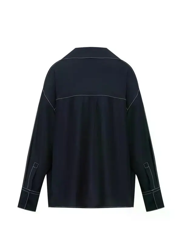 BOSS Contrast-stitching Blouse