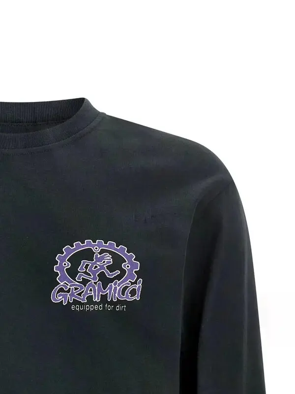 Gramicci Logo-print Long-sleeve T-shirt - Black
