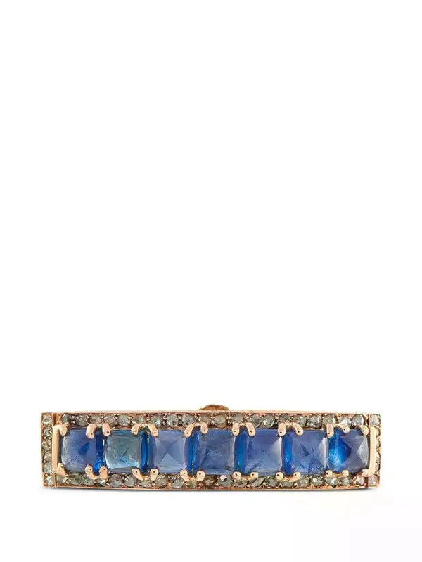 LB EXCLUSIVE Diamond And Sapphire Brooch - Pink
