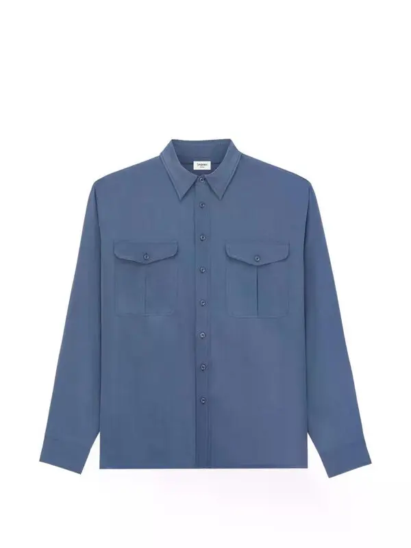 Saint Laurent Buttoned Shirt - Blue