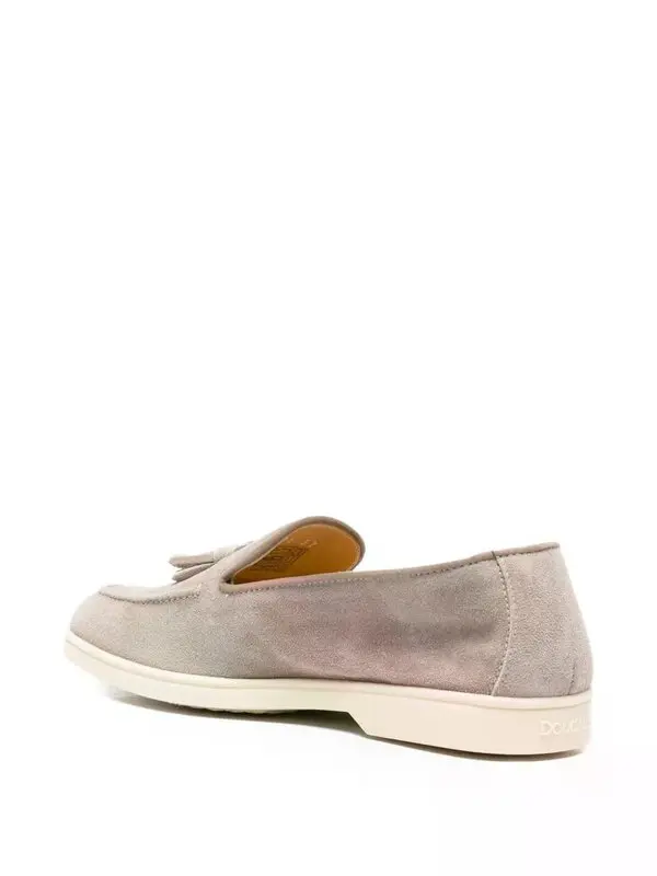 DOUCAL'S Tassel Suede Loafers