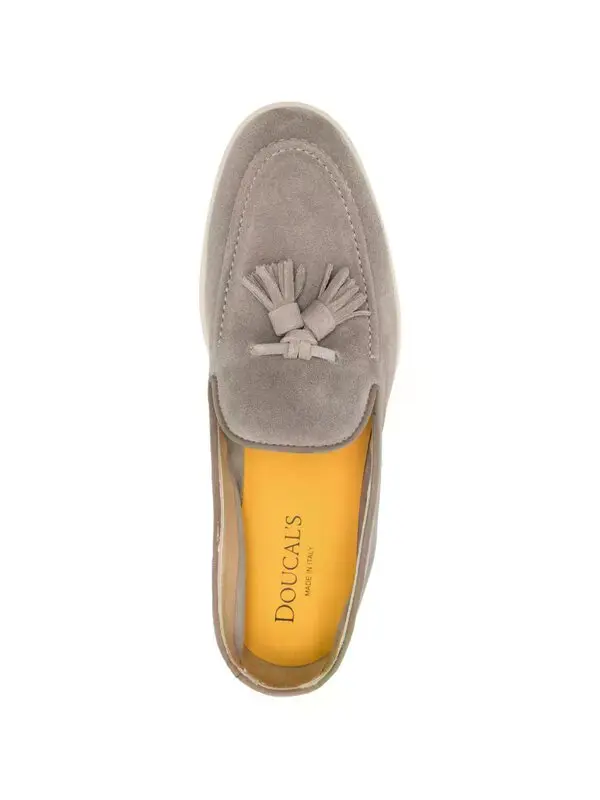 DOUCAL'S Tassel Suede Loafers