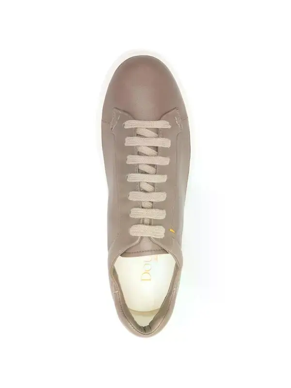 DOUCAL'S Leather Sneakers - Brown